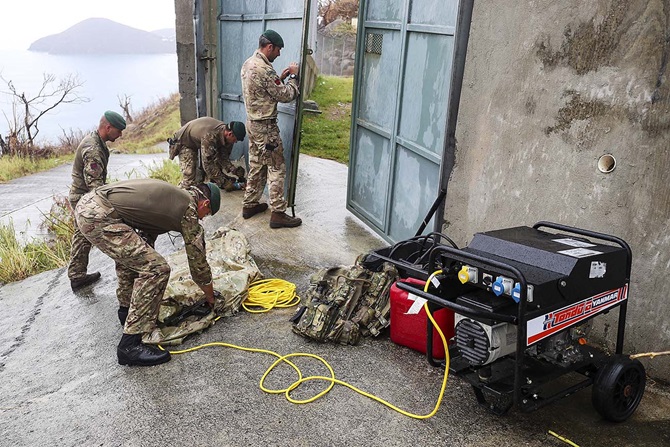 Royal Marines Restore Order at Storm-Damaged Prison