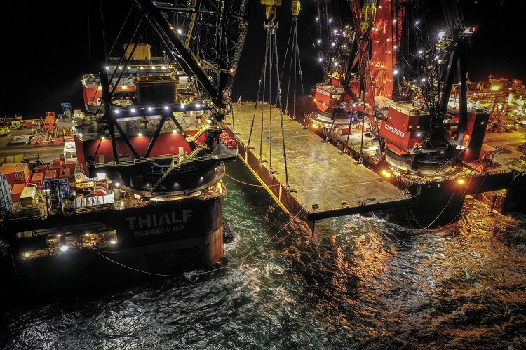 New Lifting Technique Tested for Offshore Installations