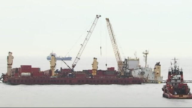 Captain of OS 35 Gets Suspended Sentence as Lifting of Wreck Begins